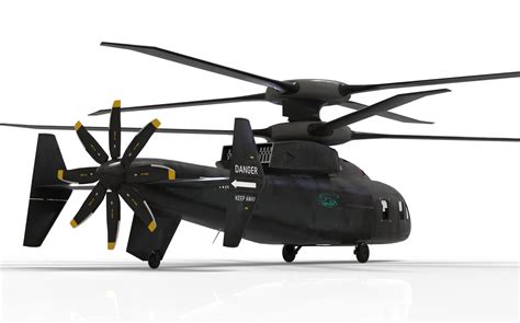 3D Sikorsky Boeing SB 1 Defiant Helicopter Model TurboSquid 1871371