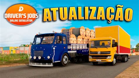 SAIU ATUALIZAÇÃO do DRIVERS JOBS ONLINE SIMULATOR Novos Caminhões e
