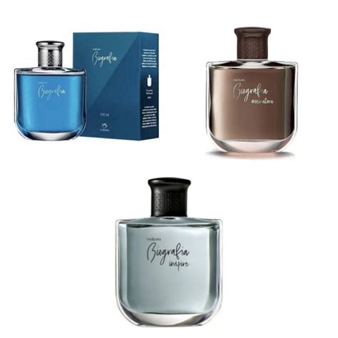Perfume Biografia Masculino 100ml Tradicional Inspire Assinatura Natura