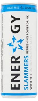 Slammers Sugar Free Energy Drink 24 X 0 25 Liter STG Cans Dagro