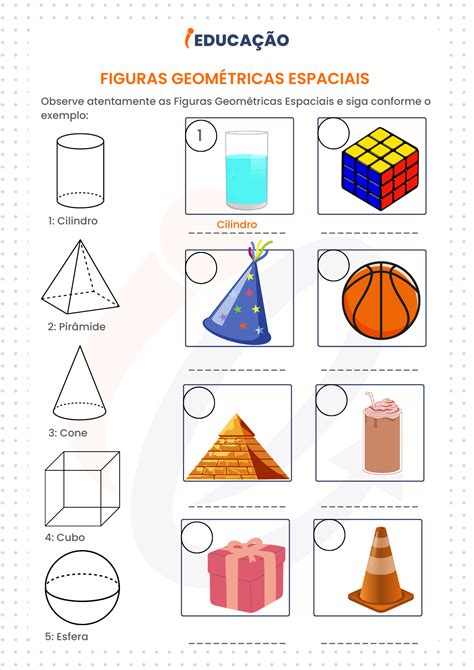 Atividade Figuras Geom Tricas Espaciais Ano Roaredu