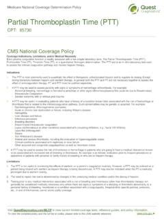 Partial Thromboplastin Time Ptt Quest Diagnostics Partial