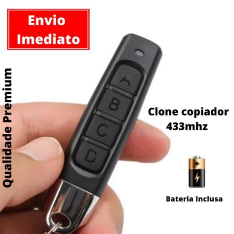 Controle copiador clone para portão eletrônico 433 MHz clonador
