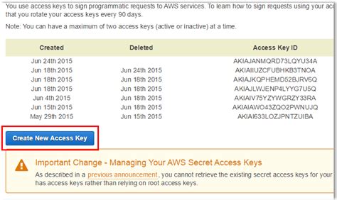 access key