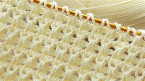 Ncred Ble Super Easy Tunisian Crochet Baby Blanket For Beginners