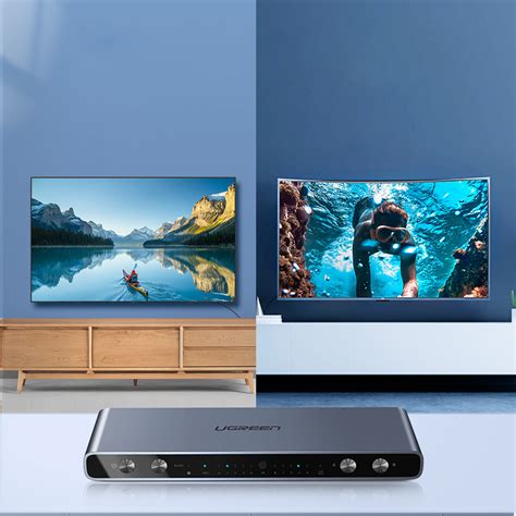 UGREEN 70435 HDMI 4 In 2 Out Matrix Switch Box 4Kx2K 60Hz I BECHAMP