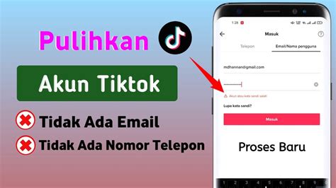 Cara Memulihkan Akun TikTok Tanpa Email Atau Nomor Telepon 2023