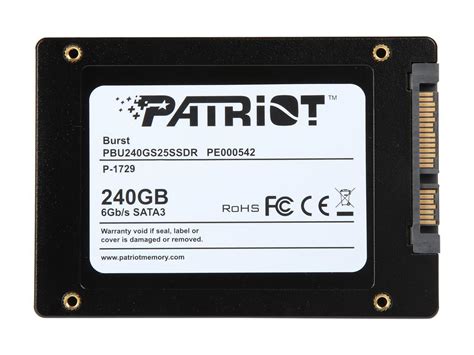 Patriot Burst 2 5 240GB SATA III Internal SSD Newegg