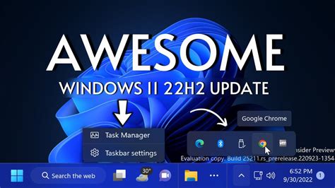 Windows H Update Build Task Manager Widgets Settings