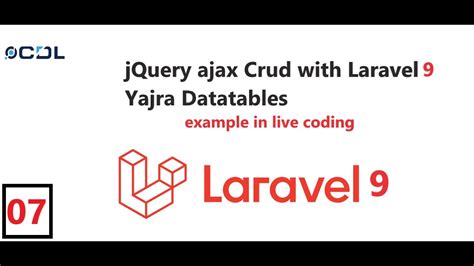 07 Install Laravel Yajra DataTable JQuery Ajax Crud With Laravel