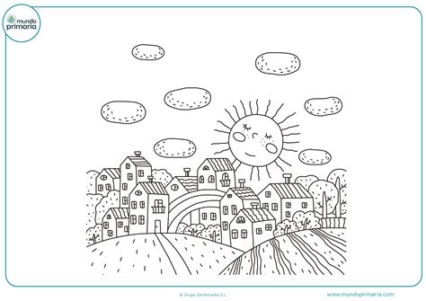 Dibujos De Paisajes Bonitos Para Imprimir