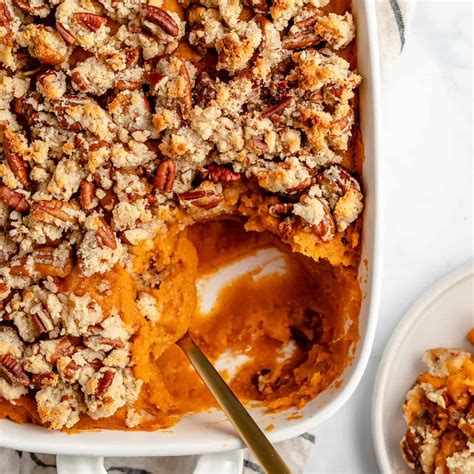 Vegan Sweet Potato Casserole Jessica In The Kitchen