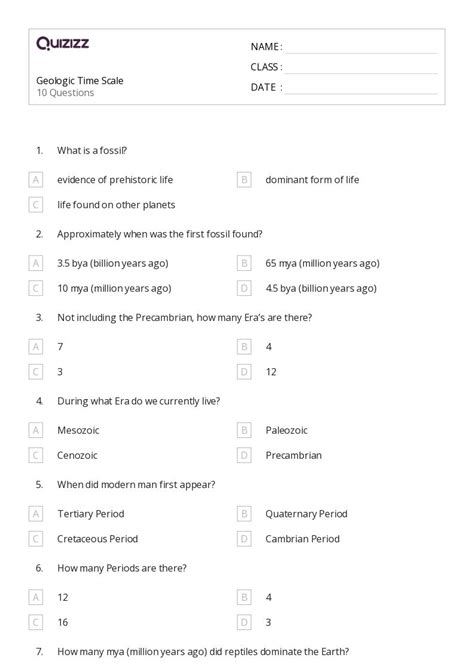 Time Worksheets For Th Class On Quizizz Free Printable