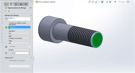 Comment Cr Er Une Vis Avec Solidworks