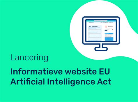 Lancering Informatiewebsite EU Artificial Intelligence Act RiskNow