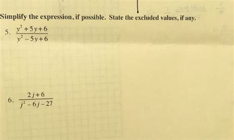 solved simplify the expression if possible state the
