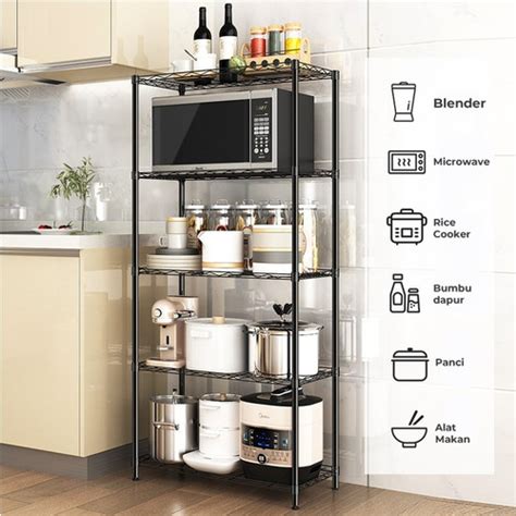 Jual Rak Dapur Susun Serbaguna Rak Balkon Kamar Mandi Tahan Kuat HRK102
