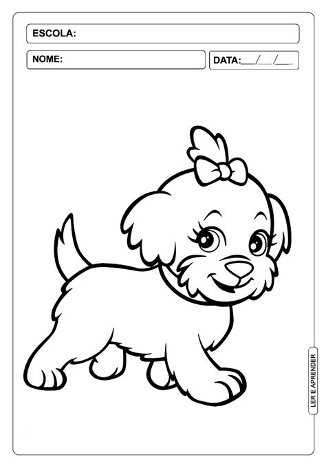 Animais Domesticos Para Colorir