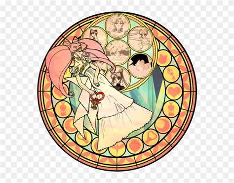 Kh Stained Glass Chibiusa By Cl Pinkskull Stained Glass Kingdom