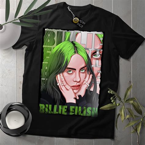 Camisa Camiseta Basica Billie Eilish Cantora Musica Estilo Unissex