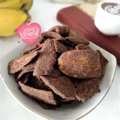 Order Online Kripik Pisang Aneka Lampung Rasa Coklat 450gr PaxelMarket