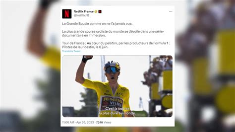 Tour De France Au Coeur Du Peloton Le 8 Juin Sur Netflix