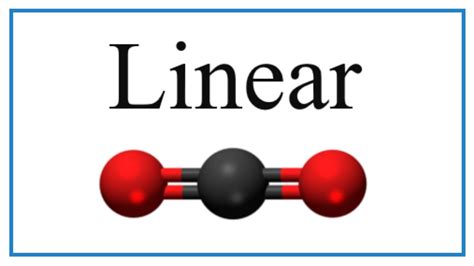 Linear Molecular Geometry Shape And Bond Angles YouTube