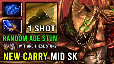 How To Solo Mid Sand King In 7 33 With AoE Random Stun New Aghanim