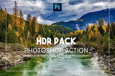HDR Landscape Photoshop Actions Design Shack
