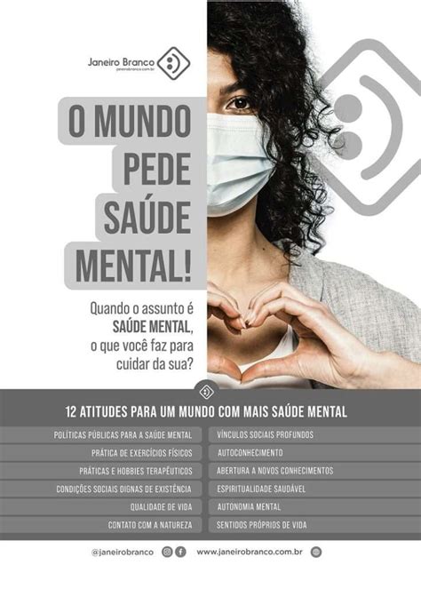 Materiais Da Campanha Janeiro Branco Para Voc Usar Instituto