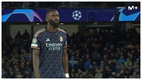 El gesto de Rüdiger en los penaltis contra el City que no se vio en TV