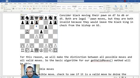 chess engine in python part 3 undo moves start generating valid chess moves youtube
