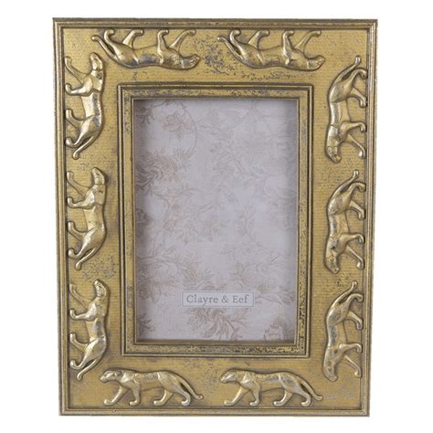 2F0920 Cornice Per Foto 10x15 Cm Color Oro Plastica Cornice Fotografica
