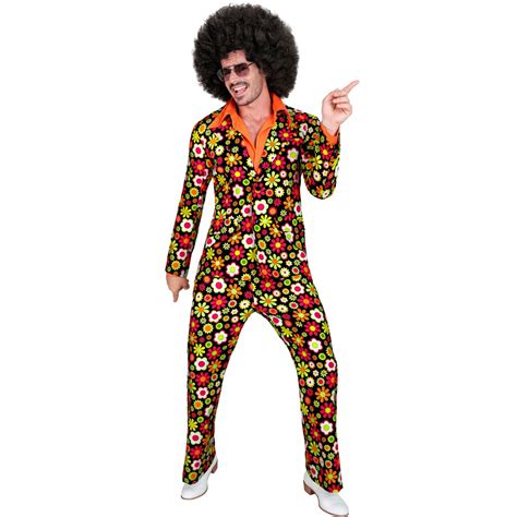 Hippie Kostuum Green Flowers Heren Jokershop Be Hippie Kleding