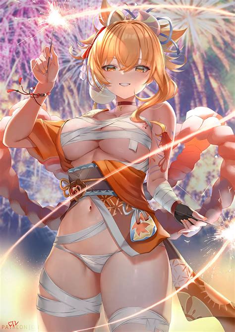 Yoimiya Cyi Genshin Impact Nudes By Nolewdsnolife
