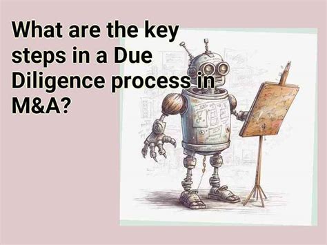What Are The Key Steps In A Due Diligence Process In M A Finance Gov