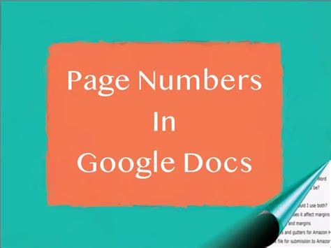 How To Add Page Numbers In Google Docs A Simple Guide The Techie Senior