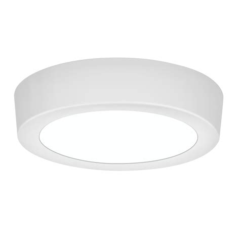Plafoniera Rotunda Cu LED Goeco Metal 12W 17cm Lumina Alba 6000K