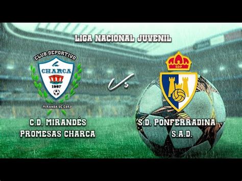 LIVE C D MIRANDÉS PROMESAS CHARCA S D PONFERRADINA S A D YouTube
