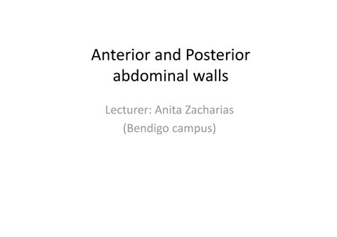 Abdominopelvic Summary Week Hbs Hbb Bu Bl Latrobe Studocu
