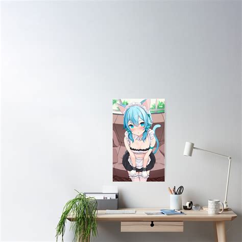 Sexy Cat Sinon Asada Shino Lewd Boobs Bikini Thighs Schwertkunst