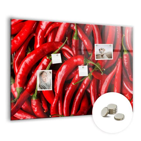 Szklana Tablica Szklana z Magnesami do Pisania 100x70 cm WZÓR Ostre