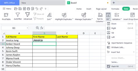 Separar Nombres y Apellidos en Excel Método de Concatenación Cursos