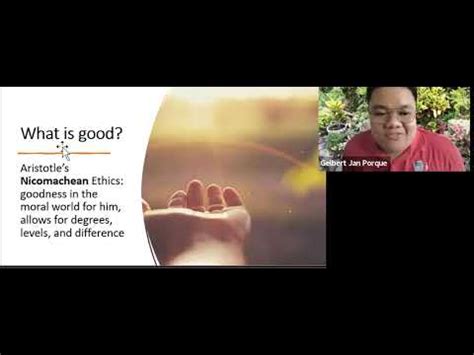 Ethics What Is Good Youtube