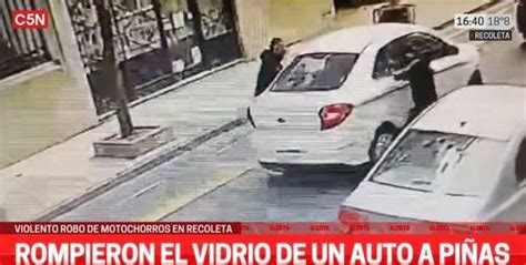 Brutal ataque de motochorros en Recoleta robaron 8 mil dólares y un