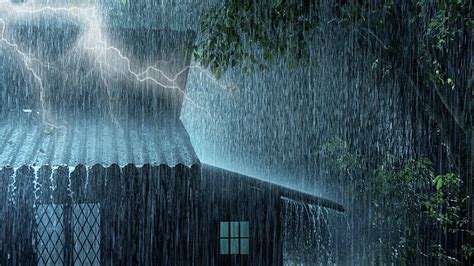Heavy Rain At Night To Sleep Well Beat Insomnia Heavy Rain