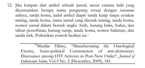 5 Cara Menulis Footnote Dari Jurnal Unsur Contoh