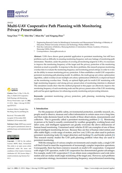 pdf multi uav cooperative path planning with monitoring privacy preservation