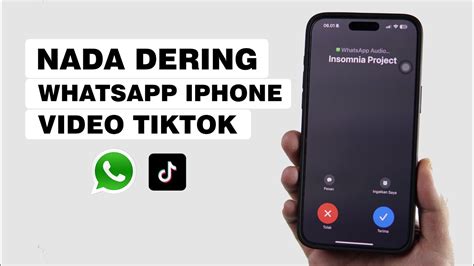 Cara Mengganti Nada Dering Whatsapp Dengan Lagu Tiktok Di IPhone YouTube