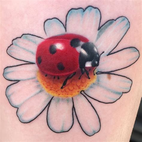Ladybug Tattoo Realistic
